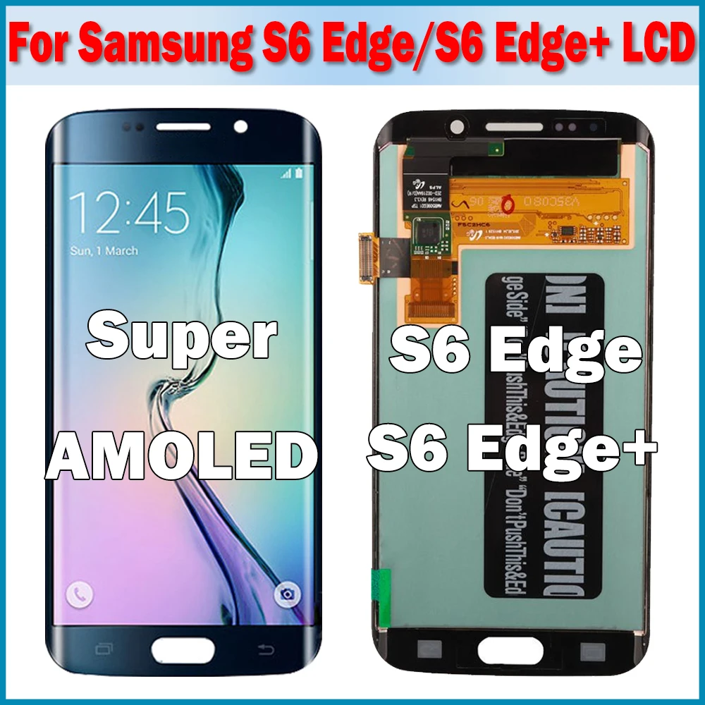 AMOLED LCD For Samsung S6 Edge G925 Screen S6 Edge Plus G928 G928F LCD ...