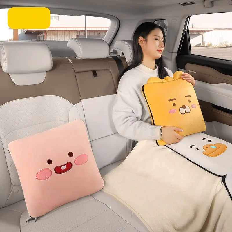 Car Back Pillow Cute Korean Anime Back Supporter Creative Animation ...