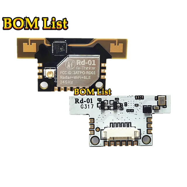 Rd-01 Rd 01 24G Radar human body sensing module/radar+WiFi+BLE module millimeter wave sensor Rd ...