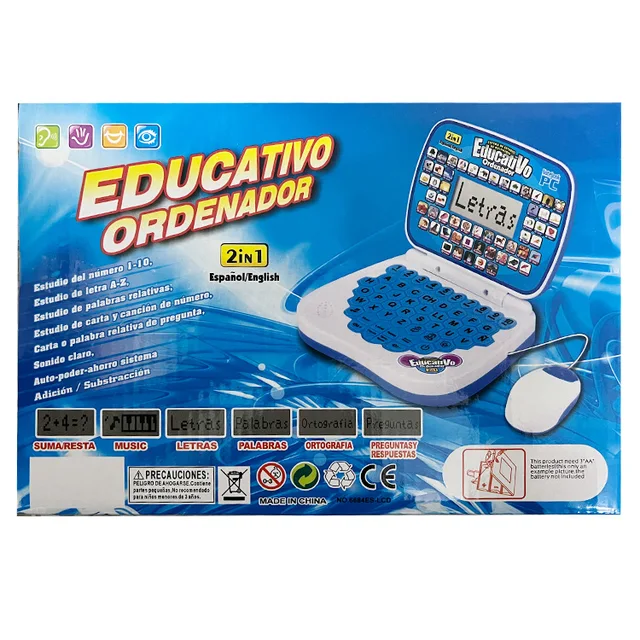 Multifunctional English/Spanish Educational Learning Computer – THE ...