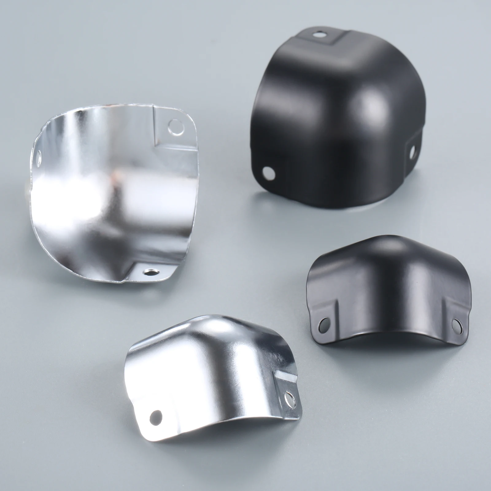 8pcs-Metal-Bowl-shaped-Box-Corner-Black-Protectors-Square-Edging-Round ...