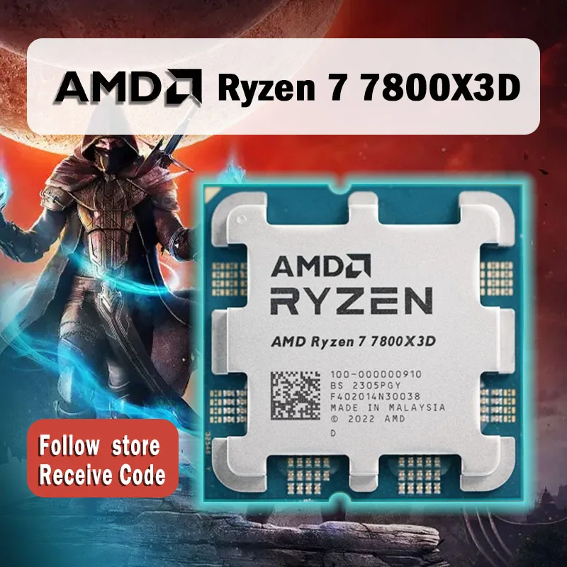 AMD-Ryzen-7-7800X3D-R7-7800X3D-4-2-GHz-8-Core-16-Thread-CPU-Processor ...