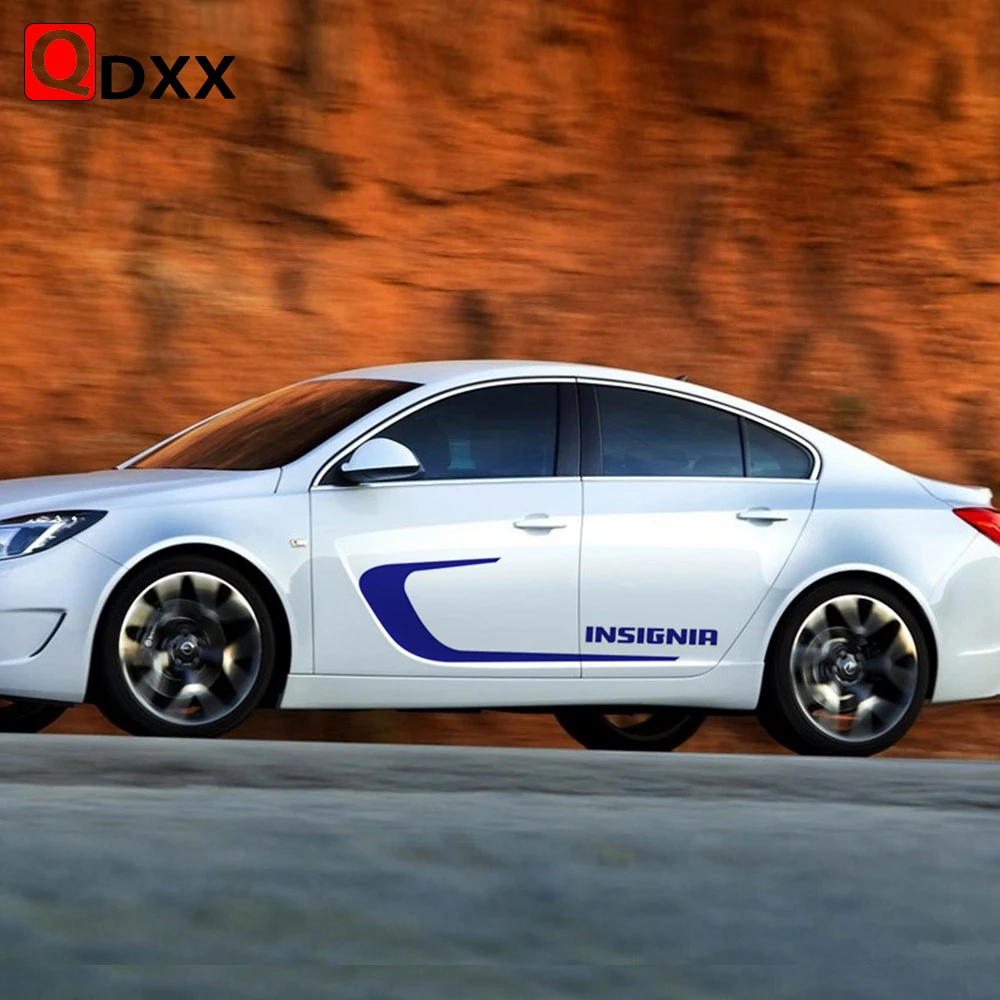 For-Opel-Insignia-OPC-2009-2014-Sport-Stripes-Both-Side-Body-Decor ...