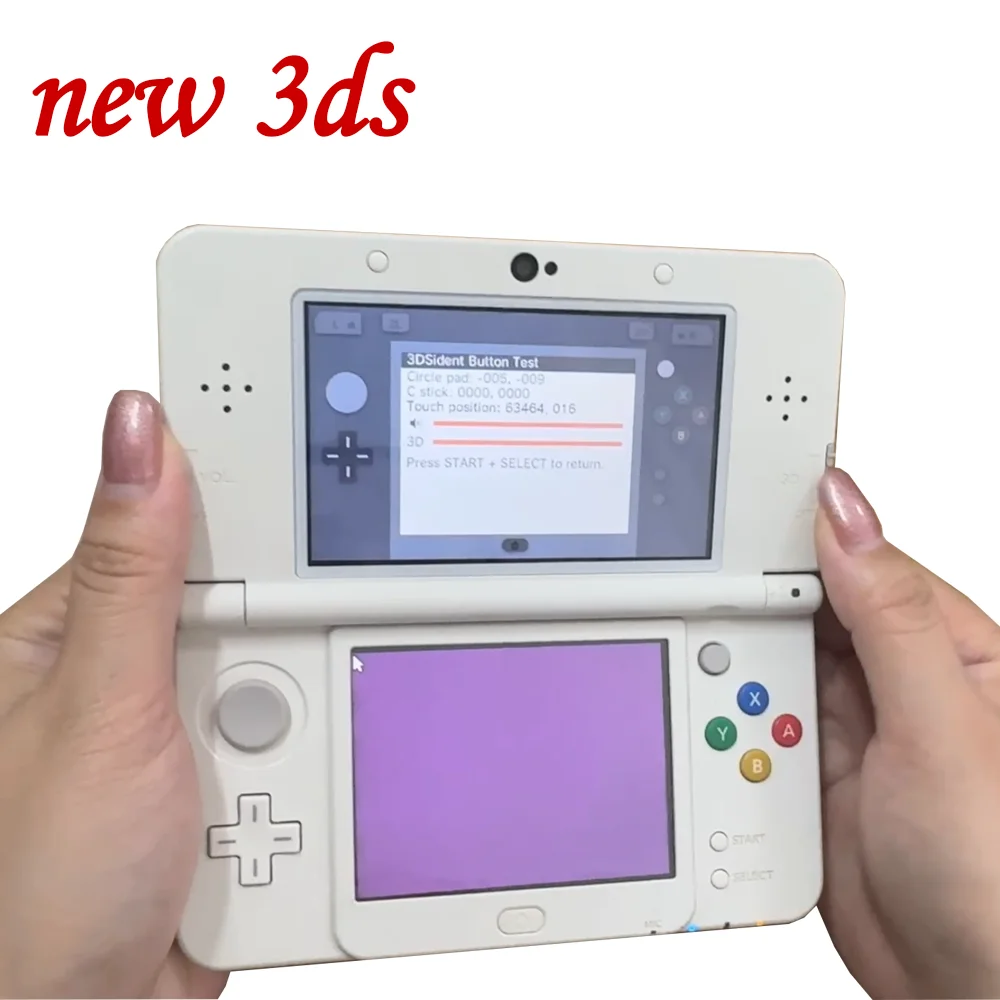 Novo console de videogame portátil retrô 3ds remodelado fbi ...