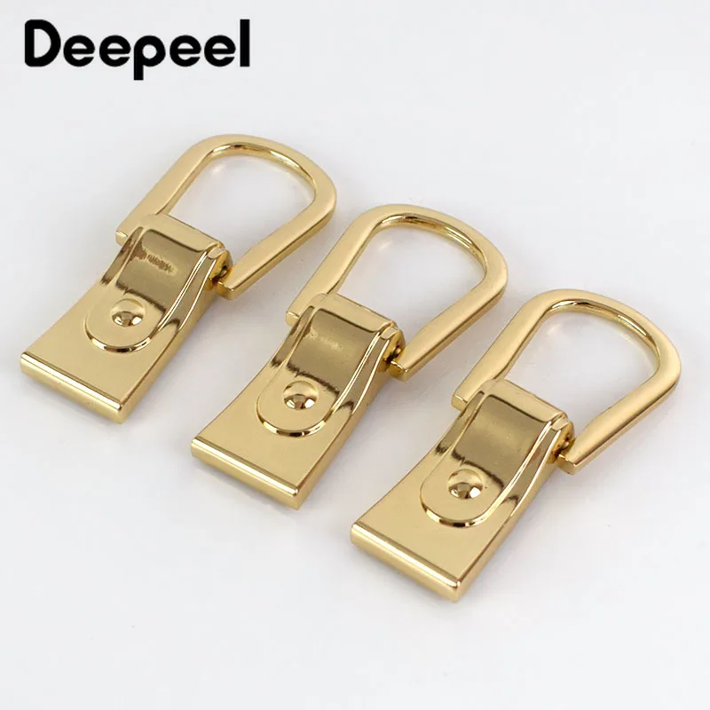 2-4Pcs-Deepeel-22mm-Metal-Gold-Hook-Buckle-Bag-Side-Clasp-with-Screws ...