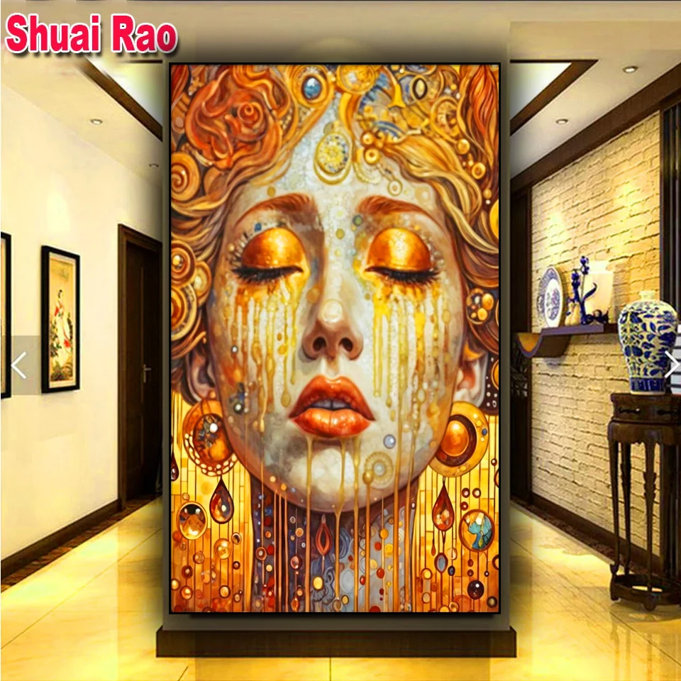Klimt Golden Tears diamond painting New 2025 Jewelry cross stitch diy ...