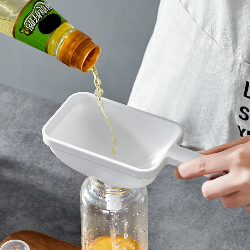Universal-Oil-Liquid-Funnel-Plastic-Large-Mouth-Funnel-Portable-Wine ...