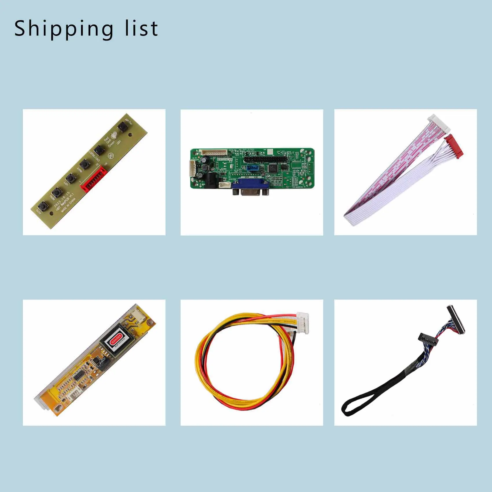 VGA Control Board for 15.4" 1280x800 B154EW08 LTN154W1-L01 LTN154X3 30 ...