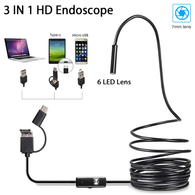3-In-1-USB-Endoscope-Camera-7MM-IP67-Waterproof-6-LEDs-Borescope ...