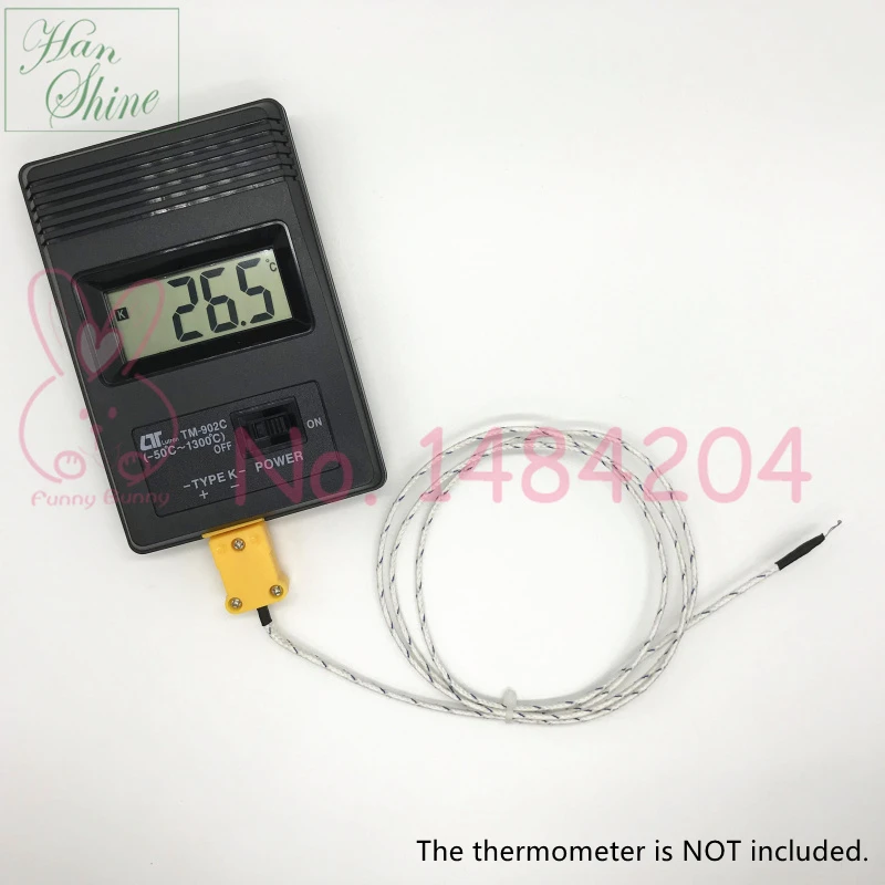Thermocouple Wire Type K 3 Meters K Type Mini-Connector Thermocouple ...