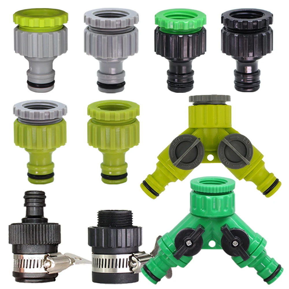 Garden-1-2-3-4-Threaded-Tap-Connector-Home-Drip-Irrigation-Faucet-Quick ...
