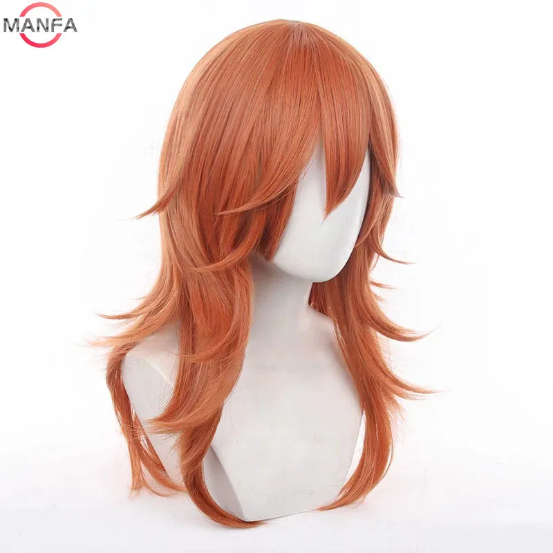 Angel Devil Cosplay Wig Chainsaw Man Wigs Angel Devil Cosplay Orange ...