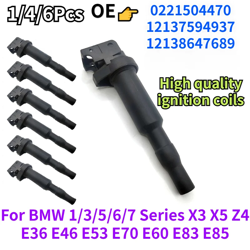 Ignition-Coil-12137594937-12138647689-0221504470-UF592-Suitable-for-BMW ...