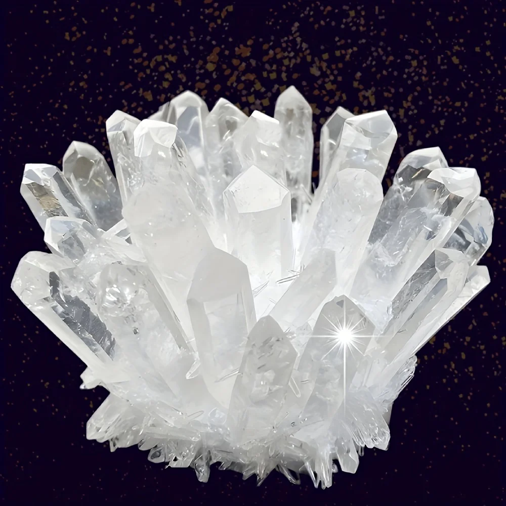 Crystal-Cluster-White-Crystal-Cluster-Crystal-Columnar-Crystal-Gift ...