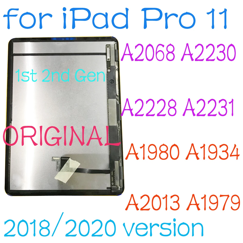 아이패드 프로 11 A1980 A1934 A2013 A1979 A2068 A2230 A2228 A2231 LCD 디스플레이 터치 ...