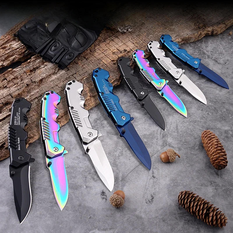 Folding-Knife-Tactical-Survival-Knives-Hunting-Camping-Blade-Multi-High ...