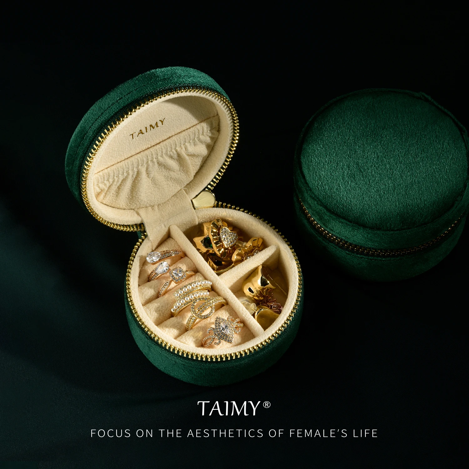 TAIMY-Caja-de-almacenamiento-de-joyer-a-para-collar-y-anillo-de-viaje ...