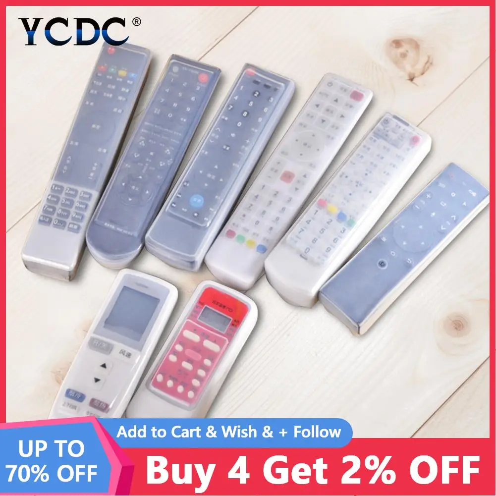 Transparent Silicone Remote Control Cover For Hisense Konka Haier TV ...