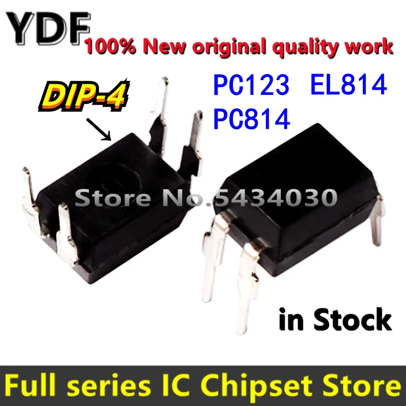 (10pcs) 100% New PC123 PC814 EL814 IC DIP4 DIP-4 - AliExpress 502