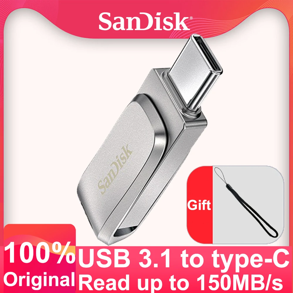 Sandisk Usb Stick Type C Usb Otg Pendrive 64gb Usb Flash Drive 32gb ...