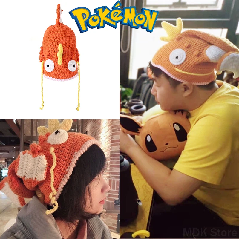 Anime Pokemon Magikarp Hat Beanies Knitted Winter Hat Wool Cute Knitted ...