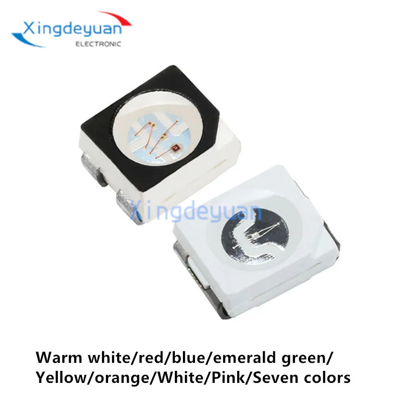 100PCS-3528-1210-SMD-LED-Warm-white-red-blue-emerald-green-Yellow ...