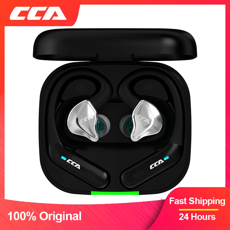 CCA BTX Wireless Earphones Ear Hook Module Bluetooth Compatible 5.2 ...