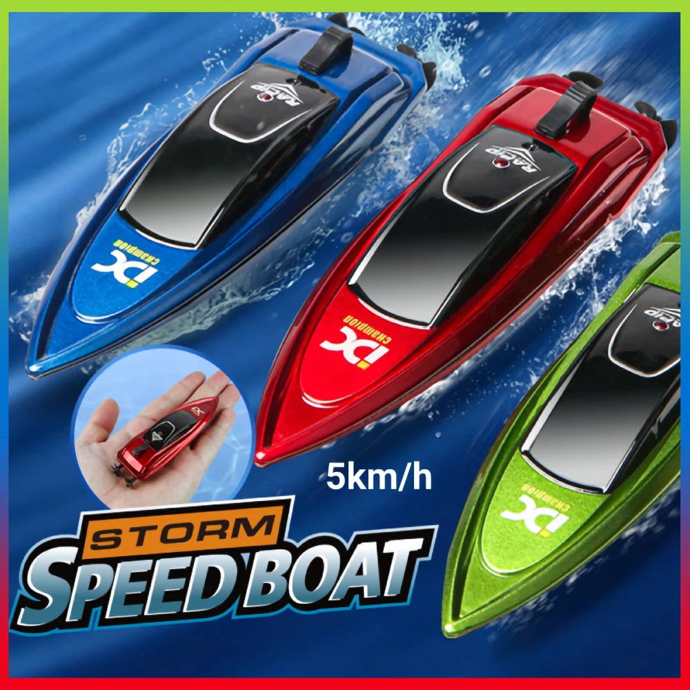 New-Mini-Remote-Control-Boat-Electric-Speedboat-Summer-Drama-High-Speed ...