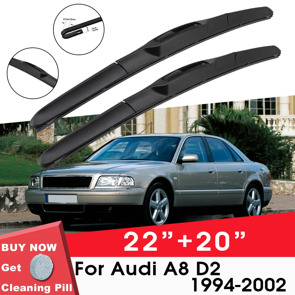 Car Wiper Blade Front Window Windshield Rubber Silicon Refill Wiper For ...