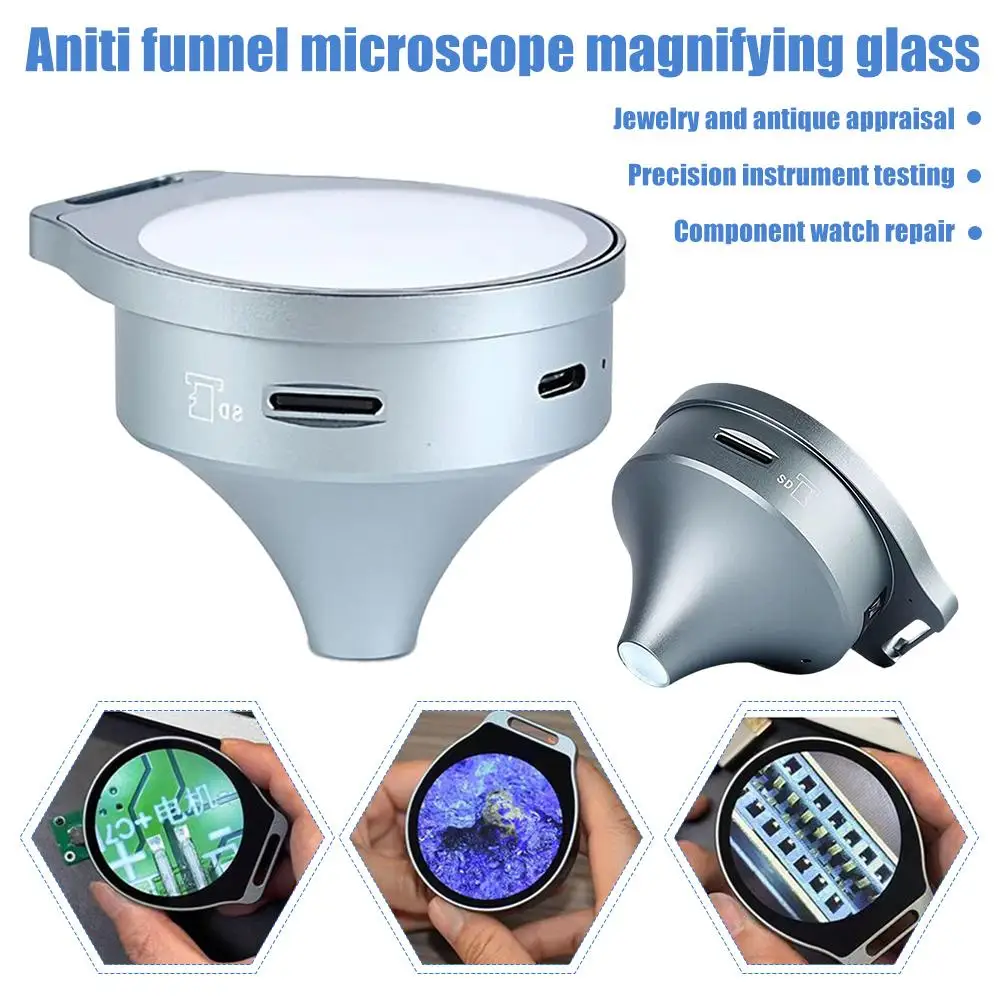 Microscope With Three Levels Of Magnification Adjustment Suitable For ...