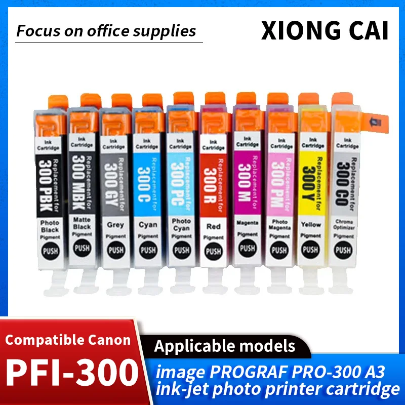 PFI-300-PFI300-PFI-300-Premium-Color-Compatible-Inkjet-Ink-Cartridge-for-Canon-imagePROGRAF-PRO ...