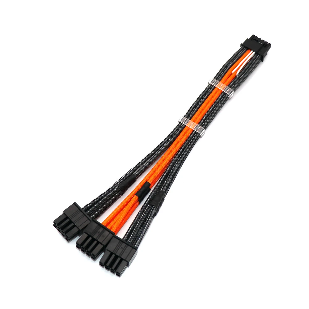 Angitu Customized Premium 12vhpwr Power Cable 12+4/16pin To 3x8pin Cpu ...