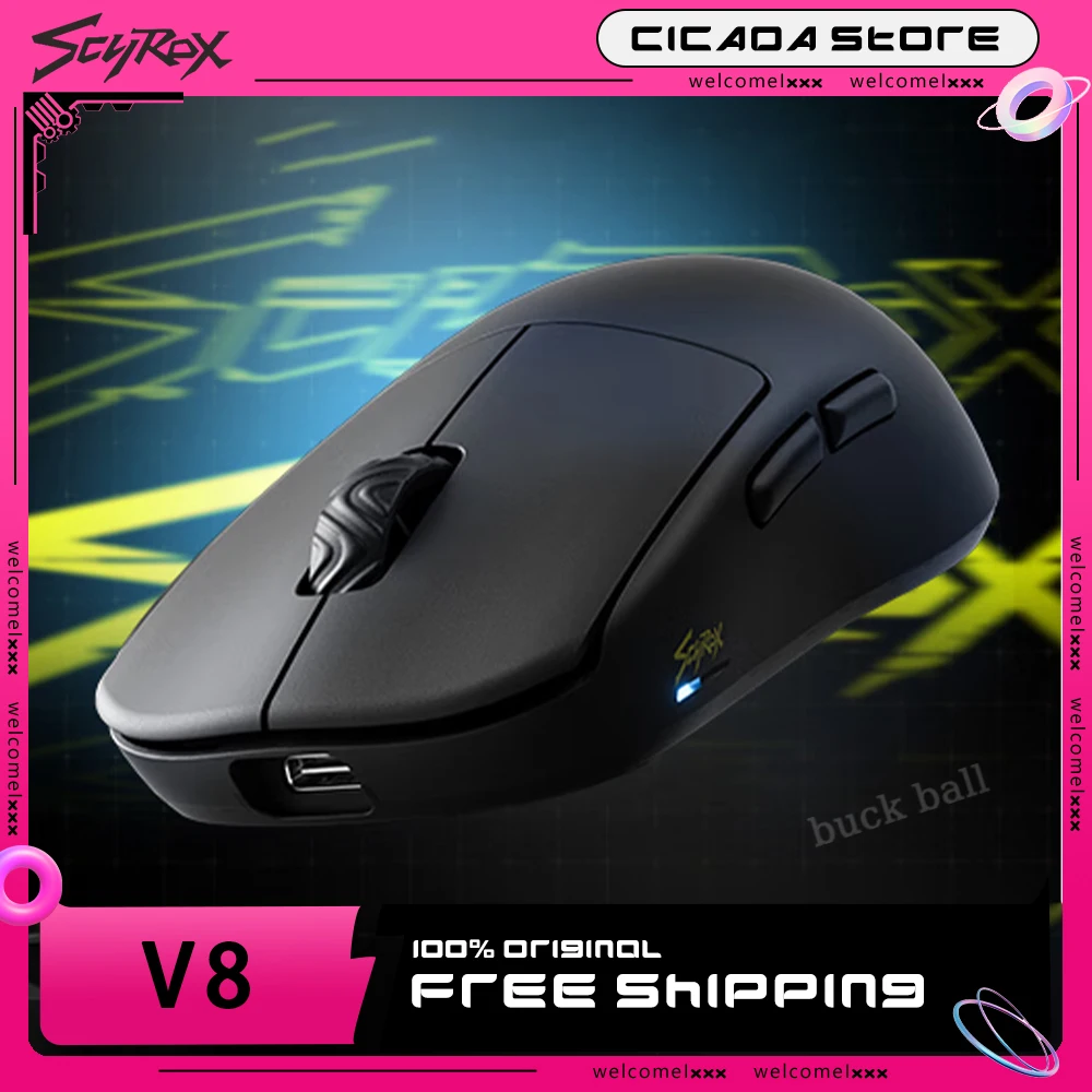 Scyrox-V8-Gaming-Maus-2-4-g-kabellos-2-Modi-leicht-36-g-Nordic ...