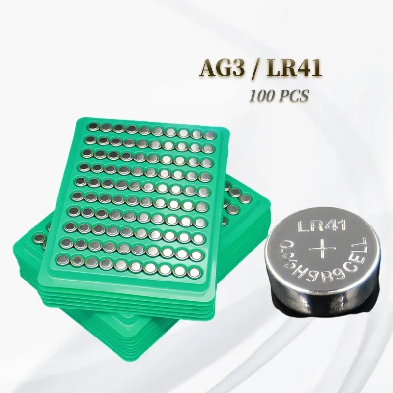 Pilas-alcalinas-redondas-para-reloj-pila-de-bot-n-AG3-LR41-SR41-100-1 ...