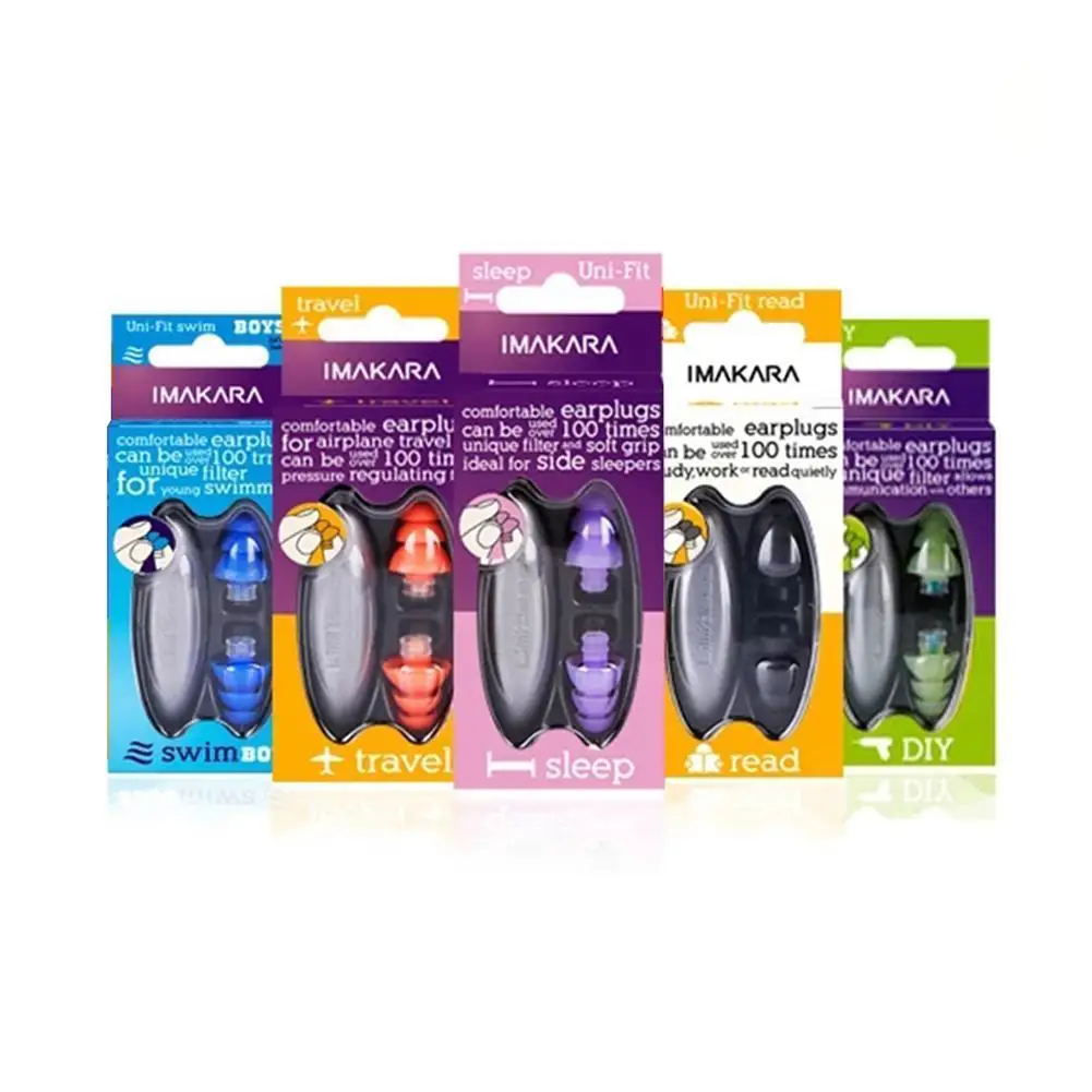 Silicone-Earplugs-Noise-Reduction-Plug-For-Sleep-Protector ...