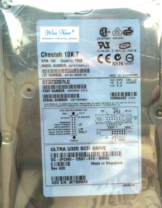 For ST373207LC 73G server HDD 80-pin SCSI 73GB 10K