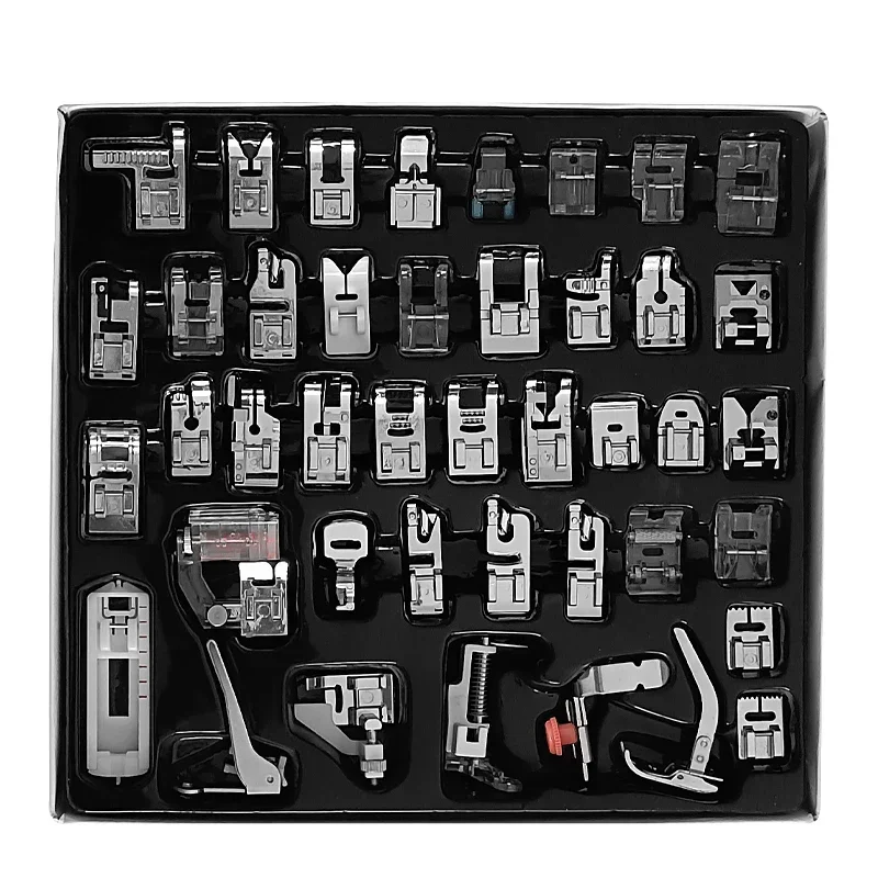 62/11pcs Sewing Machine Presser Foot Feet Kit Set With Box Brother ...