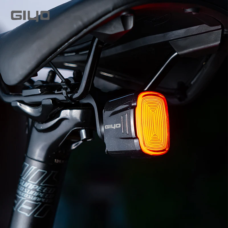 Giyo Bicycle Tail Light Smart Sensing MTB Road Bike Rear Light IP66 ...