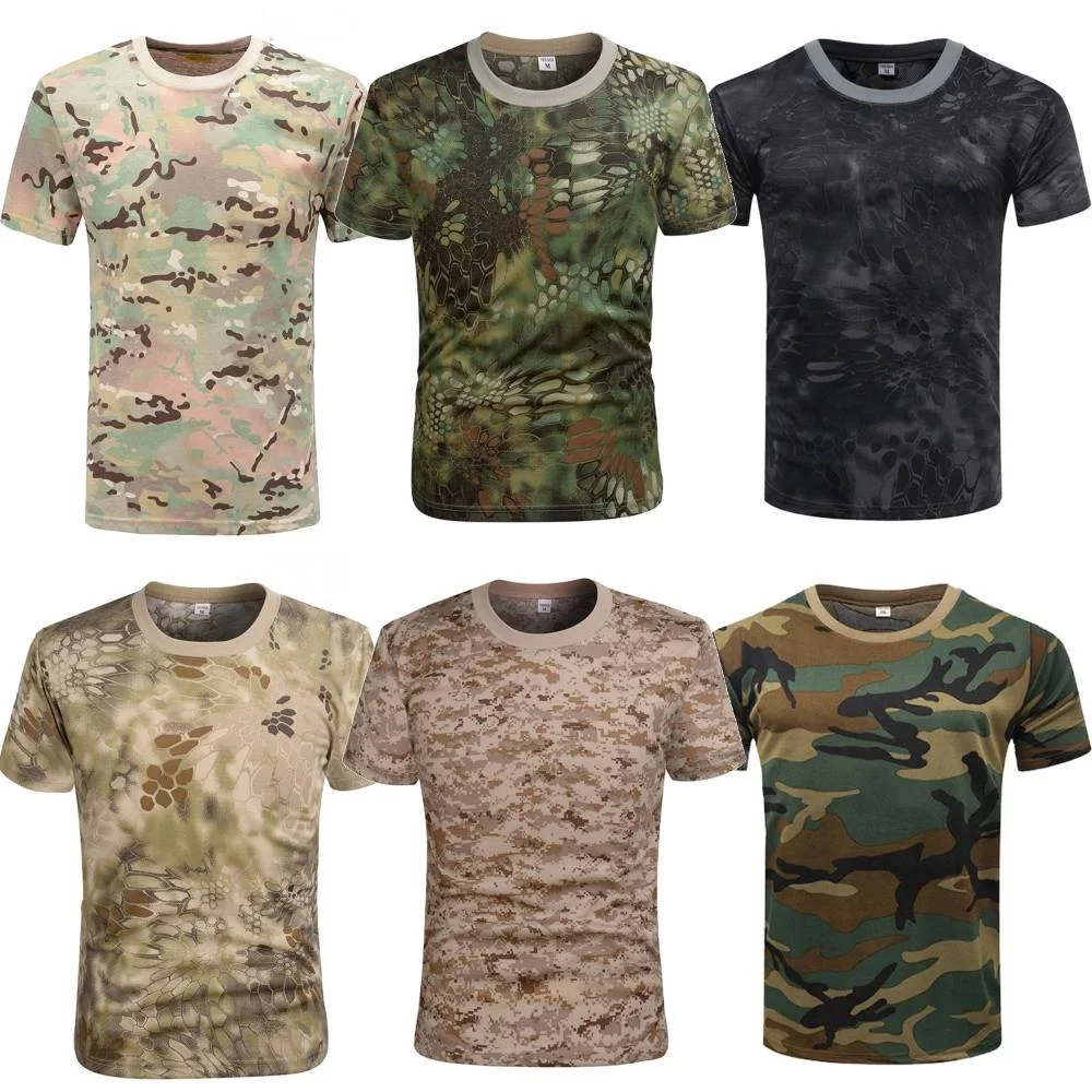 Men-T-Shirts-Tactical-Tshirts-Military-Camo-Top-Tees-Breathable-Mesh ...