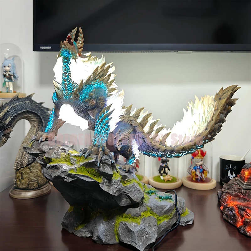 Monster-Hunter-World-Thunder-Wolf-Dragon-Figure-35cm-Anime-Statue ...