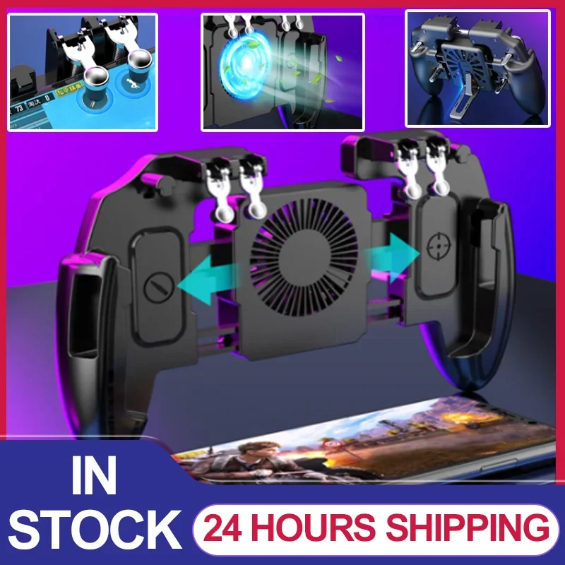 Cell-Phone-Gamepad-Joystick-For-iPhone-Android-Game-Control-6-Finger ...
