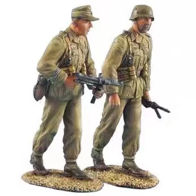 1/35 Scale Resin Figure Model Kit WWII German Infantry Two People ...