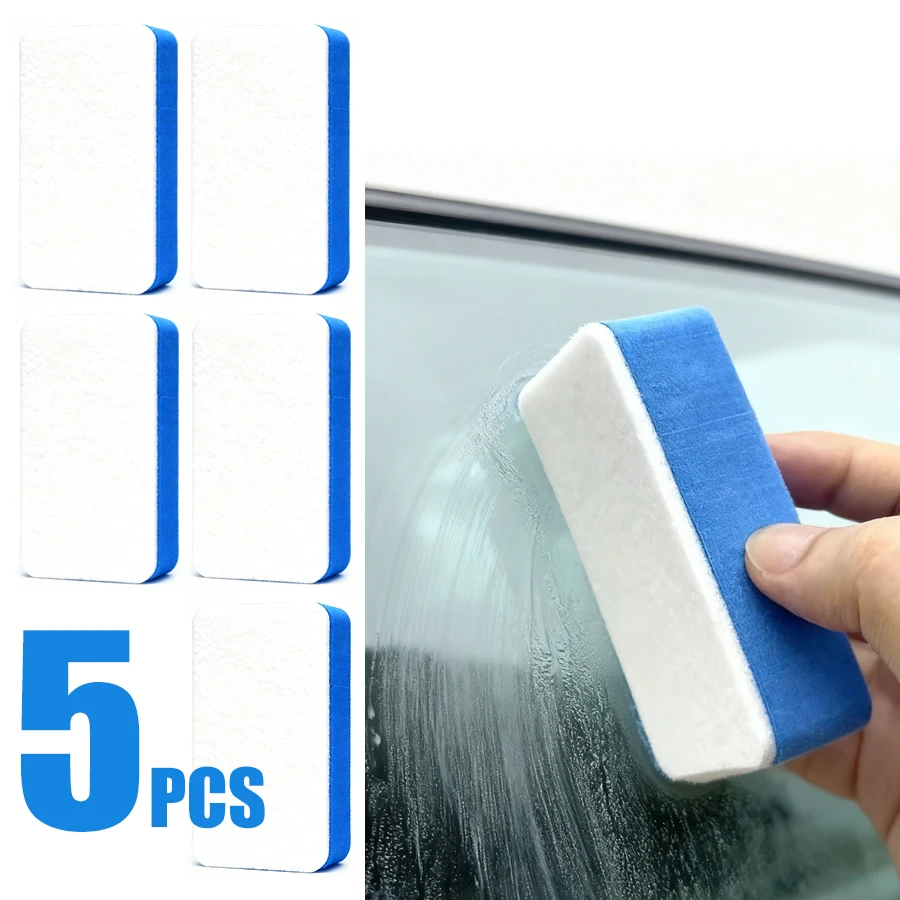 Car Glass Oil Film Cleaning Sponge Wiper Polishing Sponges Car ...
