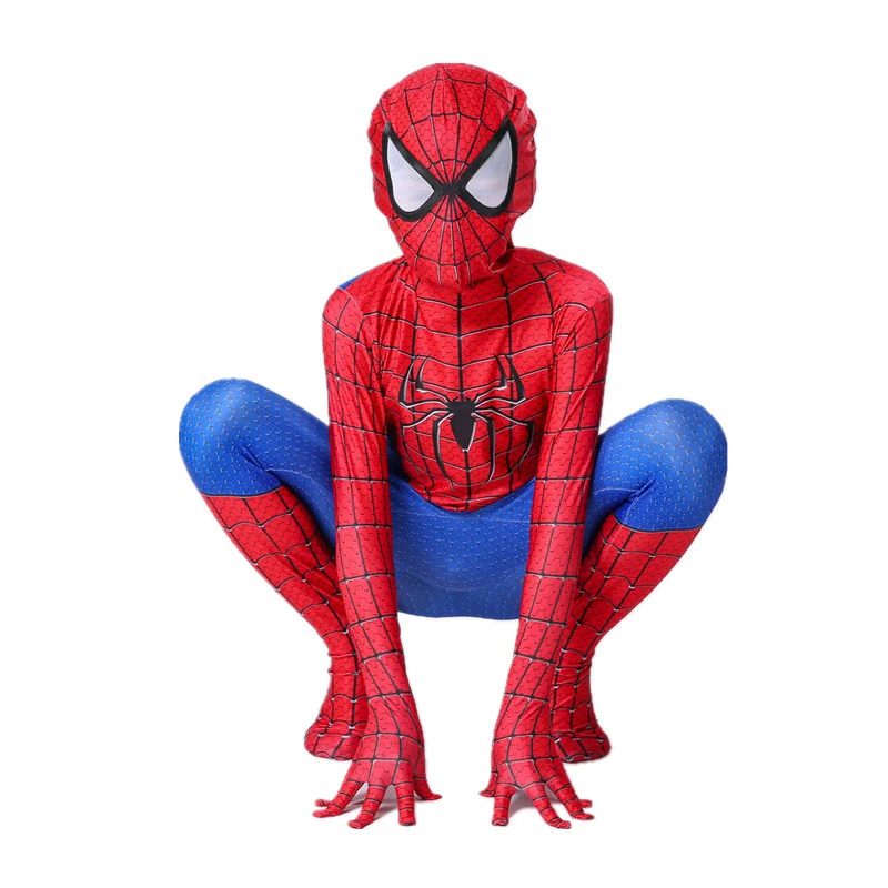 Silver Black Spiderman Morphsuit