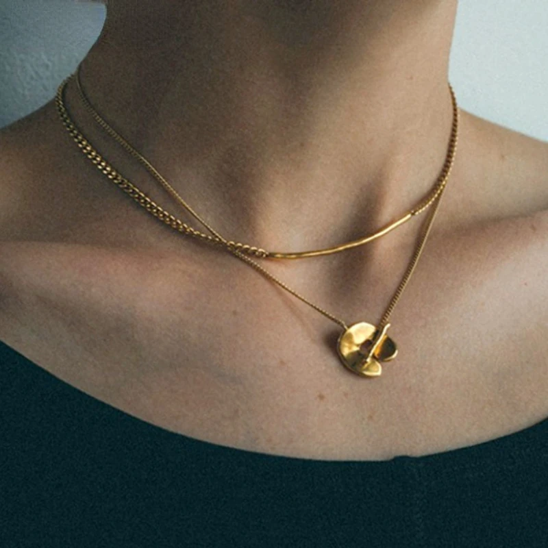 Fashion Jewelry Accessories Two Wearing Method Pendant Chain Necklace ...