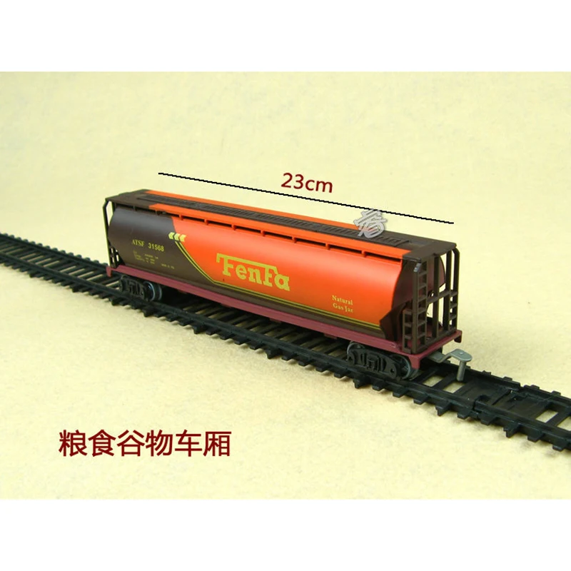 1/87 Simulation Electric Toy Track Train Model Accessories Red Grain ...