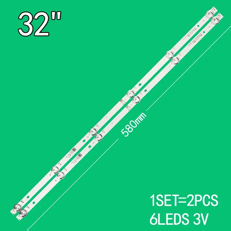 2pcs-LED-6LED-ECON-EX-32HT002B-V1T09-RCA-RLED3221-D-HRS-SQY32A114-2x6 ...