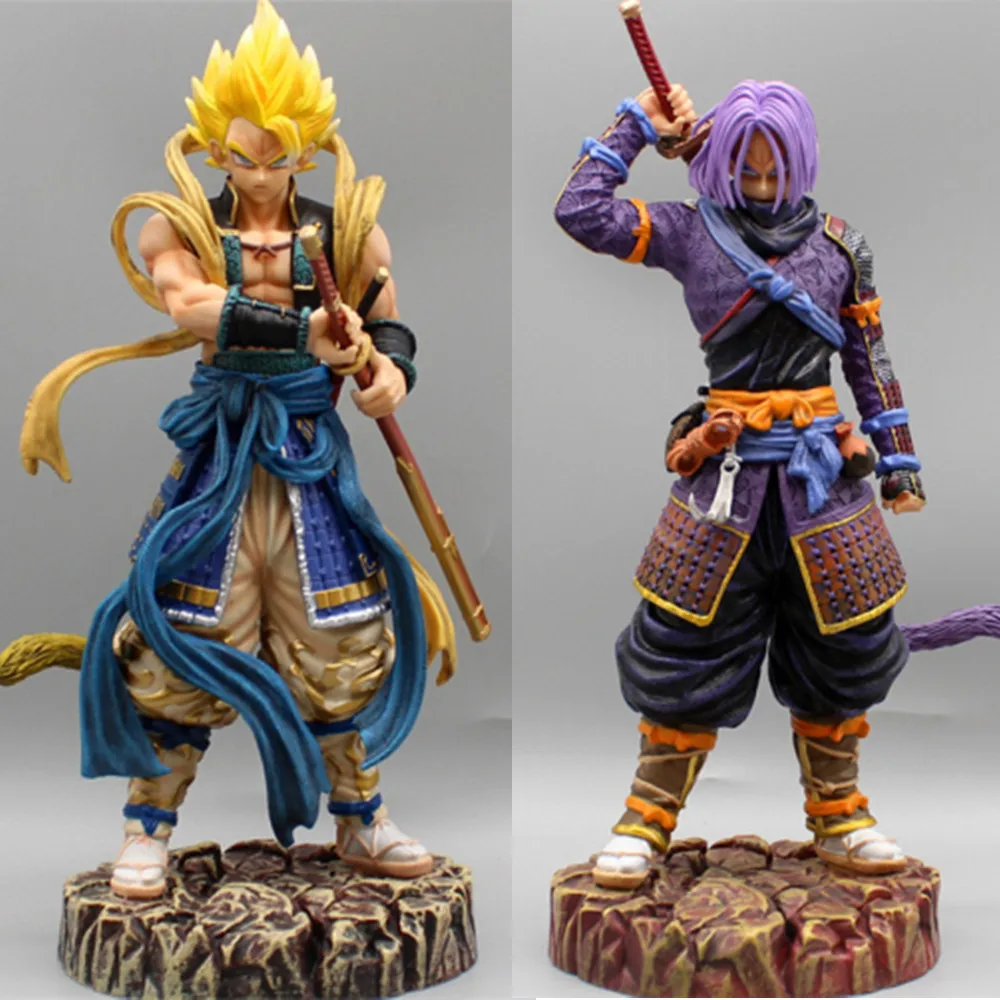 Figuras de Dragon Ball Gk Samurai Gogeta Trunks, modelo de Anime de ...