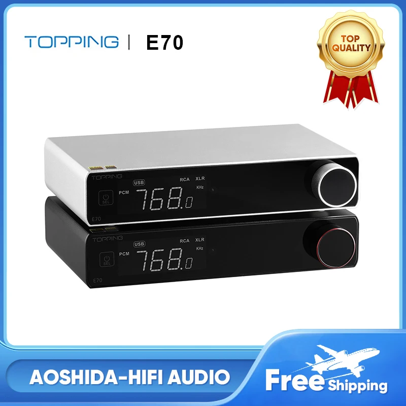 TOPPING-E70-Hi-Res-Audio-DAC-USB-Wireless-ES9028Pro-DAC-Bluetooth-5-1 ...