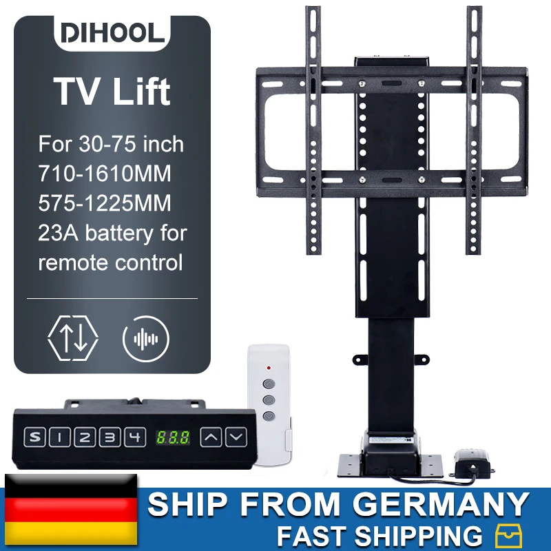 EU/Germany Stock Remote TV Lift Motorized Electric Linear Actuator ...